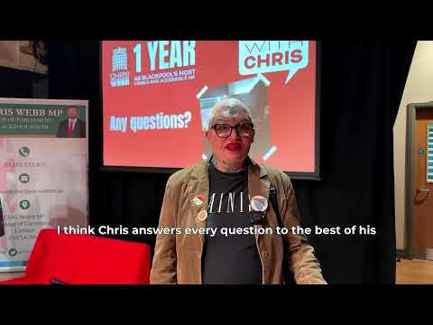 Chat with Chris feedback | Chris Webb MP for Blackpool South