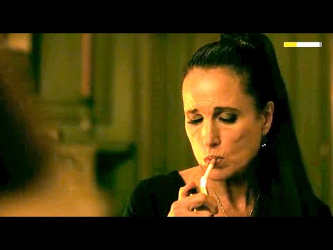 Andie MacDowell smoking cigarette compilation 🚬