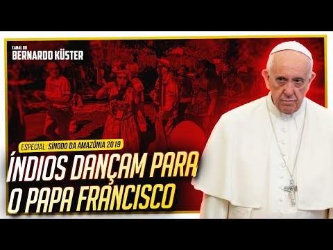 Índios dançam para o Papa Francisco. – Ideias Geográficas