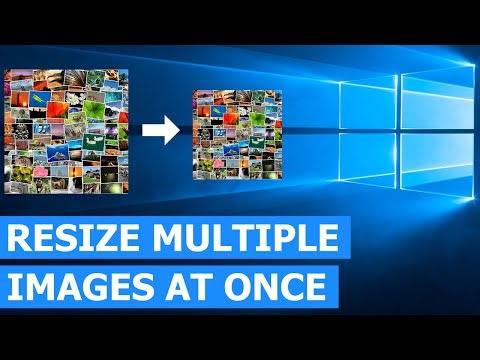 How to resize multiple images at once in Windows 10 (without extra software)