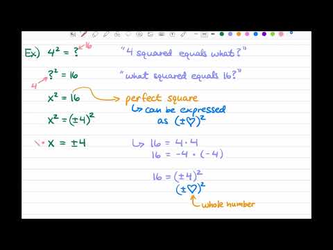 20. What is a Square Root?