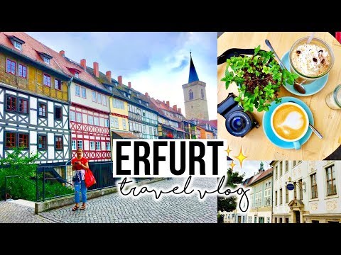 Erfurt Travel Vlog 🇩🇪🏰✨👑Things to do in Erfurt + Weimar {Hidden Gems in Germany} 🌈❤️