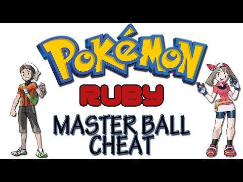 Pokemon Ruby - Master Ball Cheat | GameShark Codes