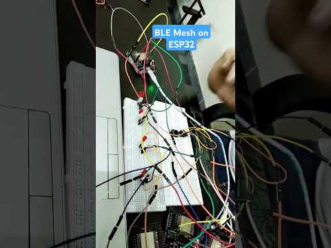 ESP32 BLE mesh using ESP IDF #electronics #iot #mesh