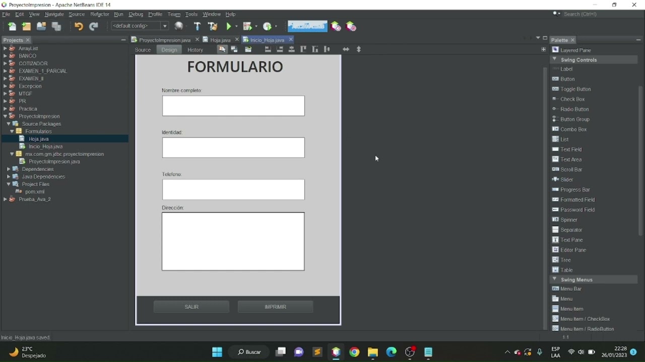 Imprimir en PDF en JAVA Neetbeans