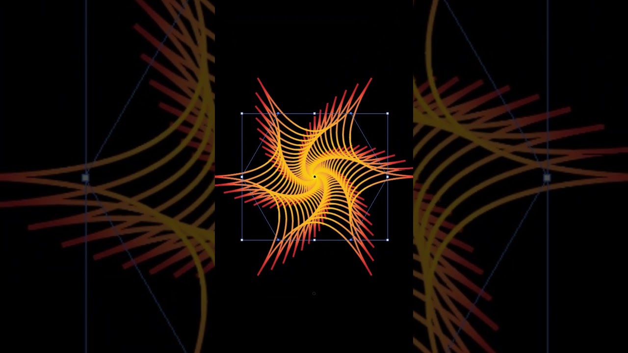 Easy Flower Design In Adobe Illustrator 🔥 #graphicdesign #adobeillustrator #ai #logodesign