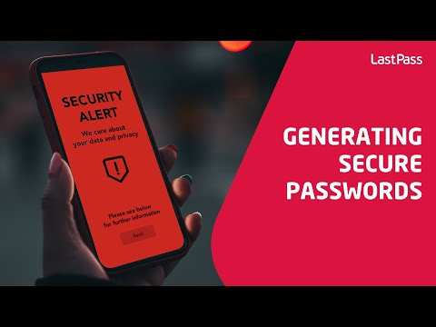 Generating secure passwords with LastPass