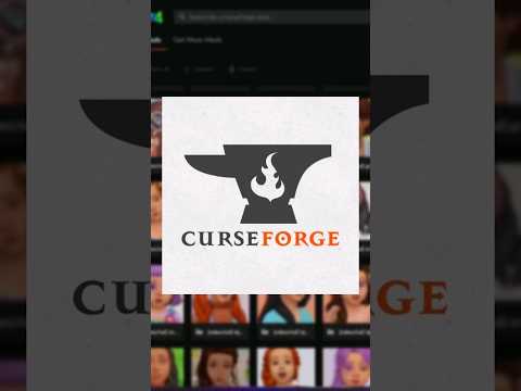 Descarga mods fácil para los SIMS 4! #sims4 #curseforge #gaming #shorts