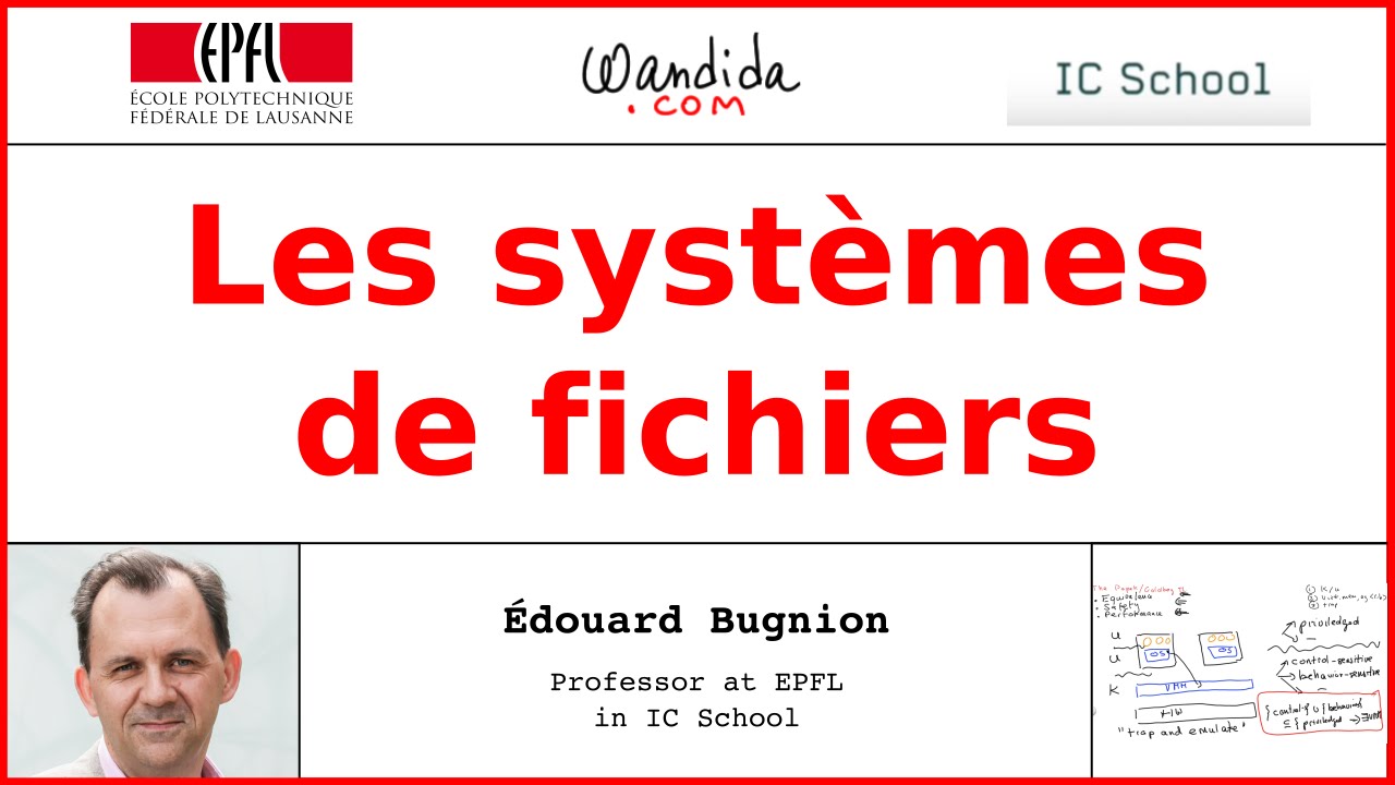 Les systèmes de fichiers | Édouard Bugnion