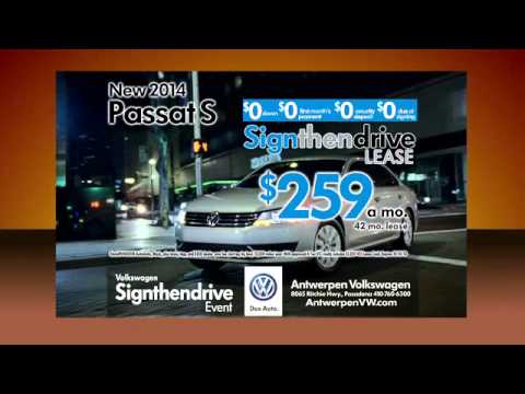 Antwerpen Volkswagen Sign then drive special