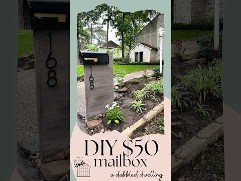 Sleek and Stylish: Enhancing my Home's Curb Appeal with a Mailbox Upgrade for Under $50!
