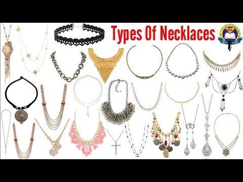 Types Of Necklaces || Necklaces Name In English With Picture || Easy English Learning Process