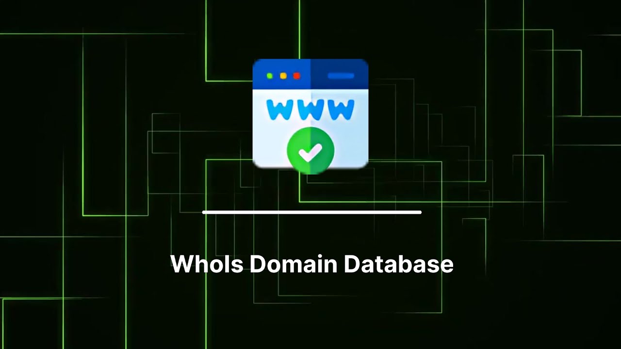 How to use WhoIS Domain Database - Step by Step Tutorial