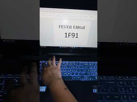 π€ Fever Emoji keyboard shortcuts key #fevermedicine #fevertreatment #msoffice #emojis