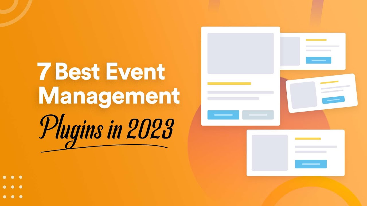 7 Best WordPress Event Management Plugins in 2025
