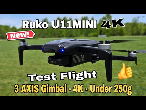 Ruko U11Mini 4K Drone - Test Flight (3 Axis Gimbal, 4K Camera)