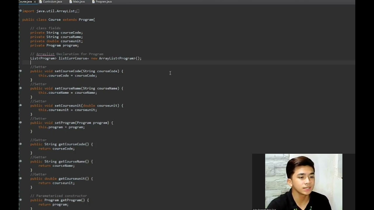 FINAL PROJECT CCS108 MENU DRIVEN USING OOP JAVA CONSOLE APPLICATION