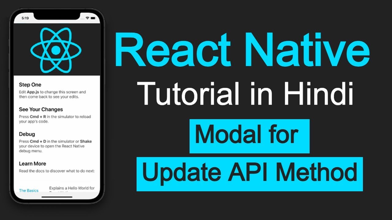 React Native tutorial #57 Pass Data to Modal