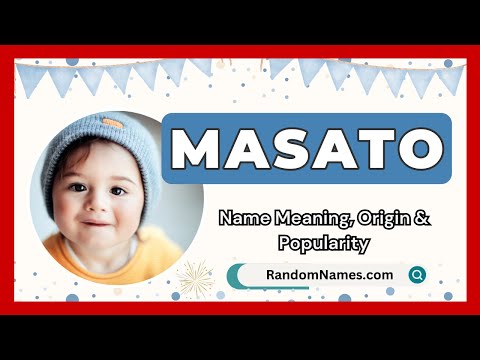 Masato - Baby Boy Name Meaning, Origin & Popularity - RandomNames.com