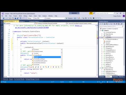 Learn Mastr Entity Frmewrk Core–Map Query Manipult Data Crete WebAPI Cntrller with CRUD|packtpub ...