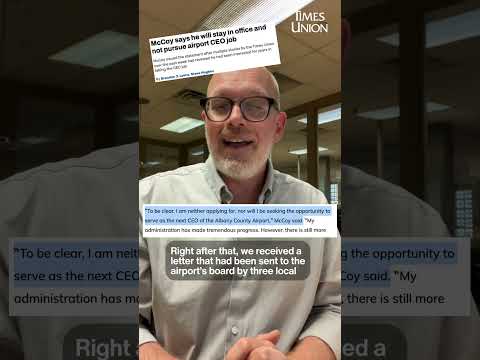 What is happening at the Albany International Airport?