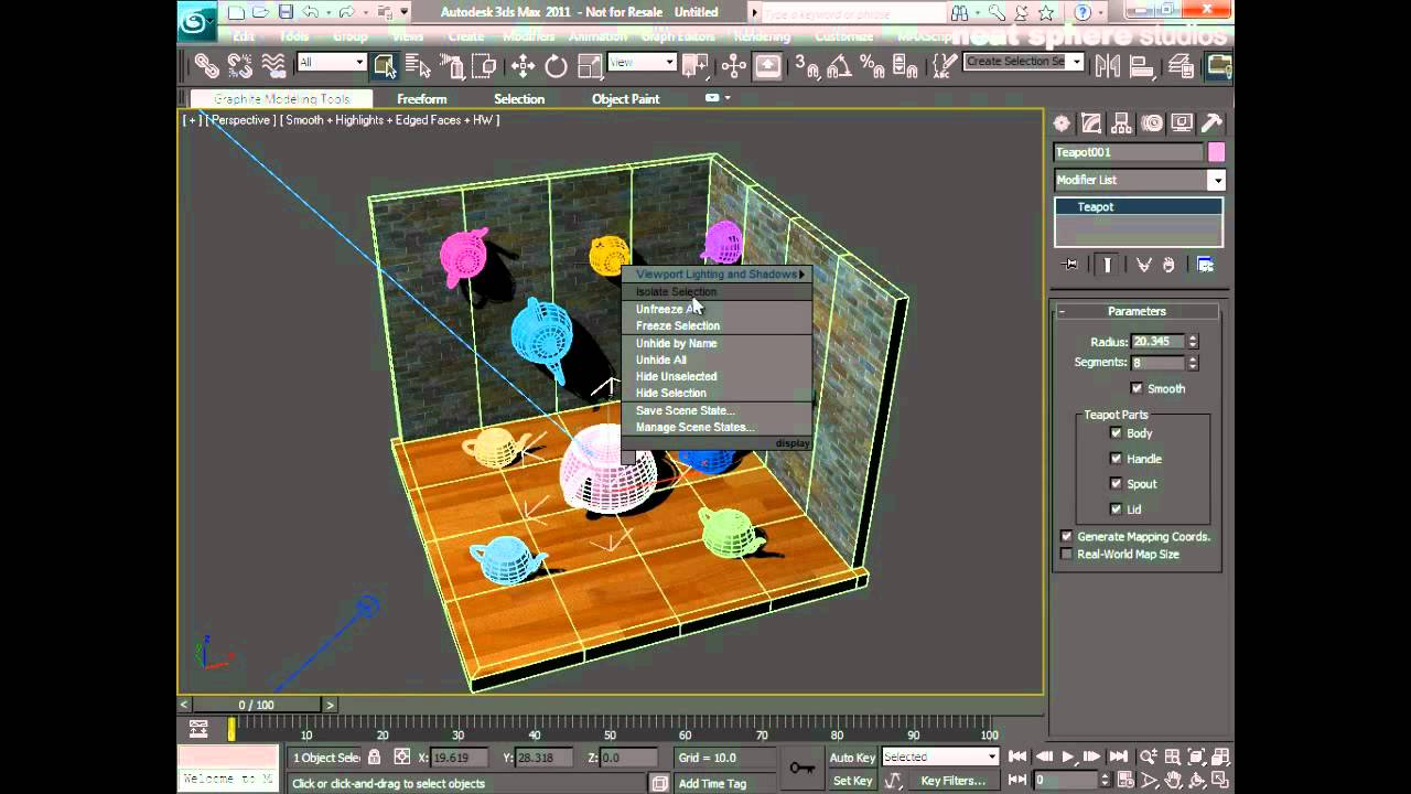 Learn 3ds Max Essential Skills Chapter 1 - Selecting Multiple Objects and Components.avi