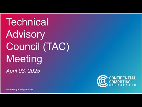 CCC TAC Meeting 2025-04-03