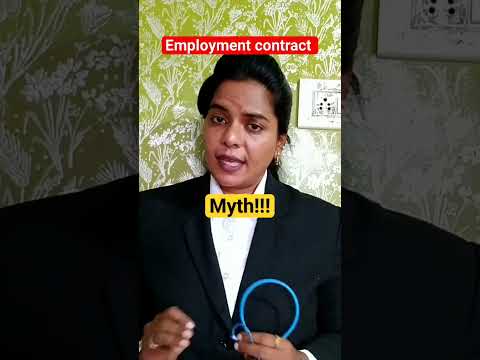 (Tamil): Does your Employer threaten you with an Employment contract? Myth break
