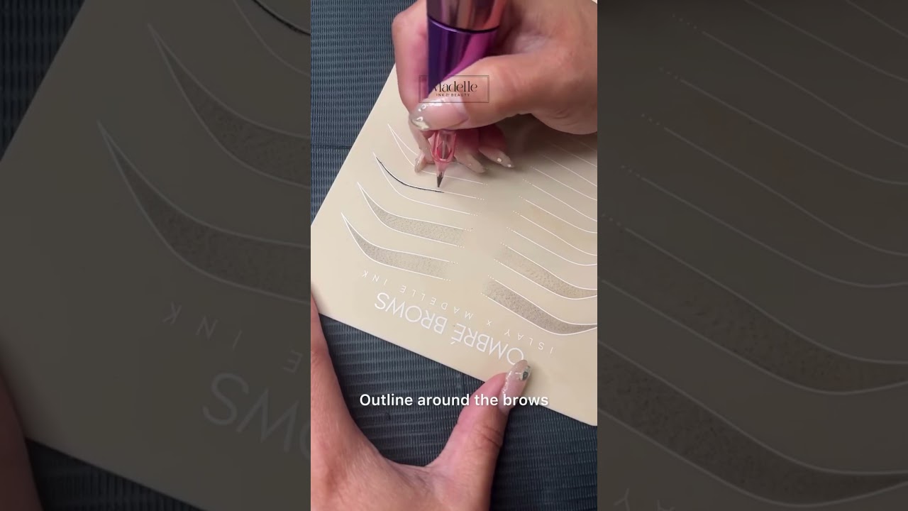 ✨ OMBRE POWDER BROWS in 2.5 PASSES - MASTERCLASS!  #pmu