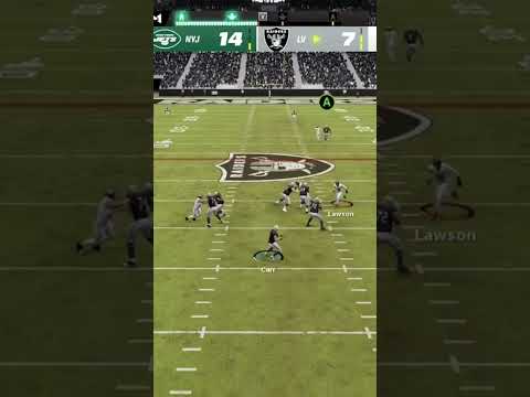 MY FIRST HAIL MARY 😤 #madden #nfl #raiders #football