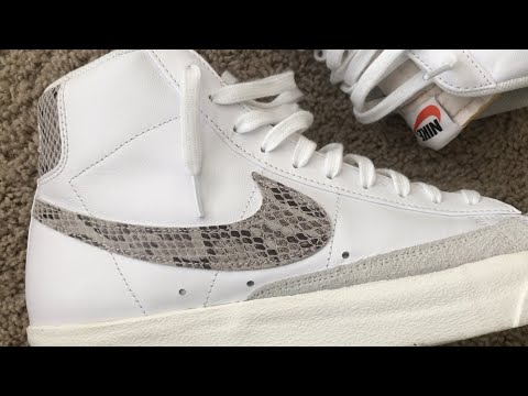 NIKE BLAZER MID 77 (SNAKESKIN) | REVIEW + ON FEET