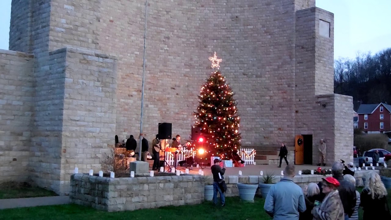 Roxbury Bandshell Lighting of the Christmas Tree - Roxbury Park in Johnstown PA 2017
