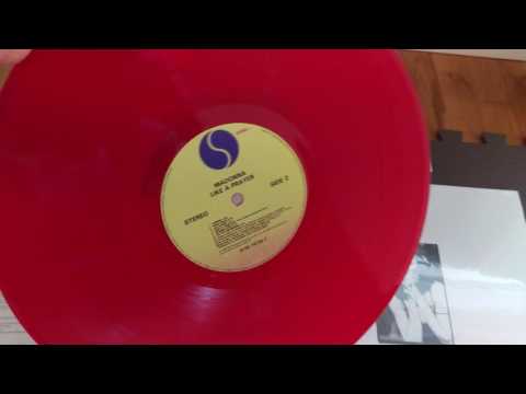 Madonna "Like a Prayer" 2016 Limited Edition Red Vinyl Unboxing (4K video)