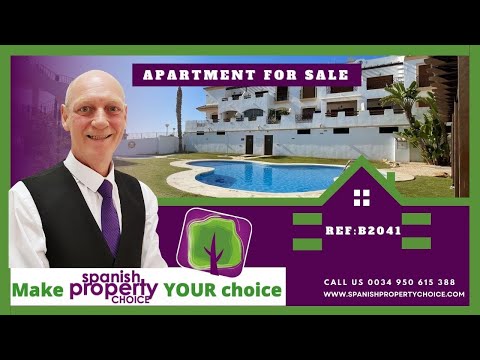 Spanish Property Choice Video Property Tour - Apartment B2041, Palomares Almeria, Spain. 90,000€