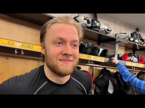 Impressive: Alex Nylander after first NHL game in three years