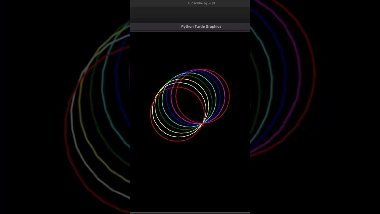 Python Turtle - Circle Spirograph Tutorial