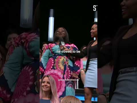 Huge bodybuilder gets up on Steve Harvey Show… This man is huge!