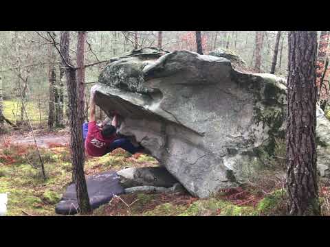 La Branlante | 7a | Vallée Ronde | FONTAINEBLEAU BOULDERING