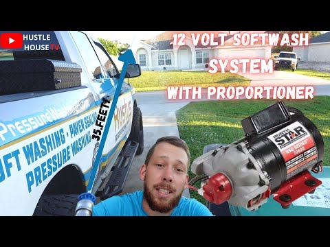 12 Volt SOFTWASH system 7GPM (with proportioner)