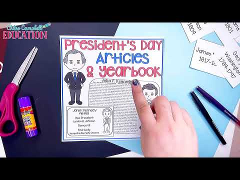 Presidents Day Activities Bundle | Informational Text & Bulletin Board