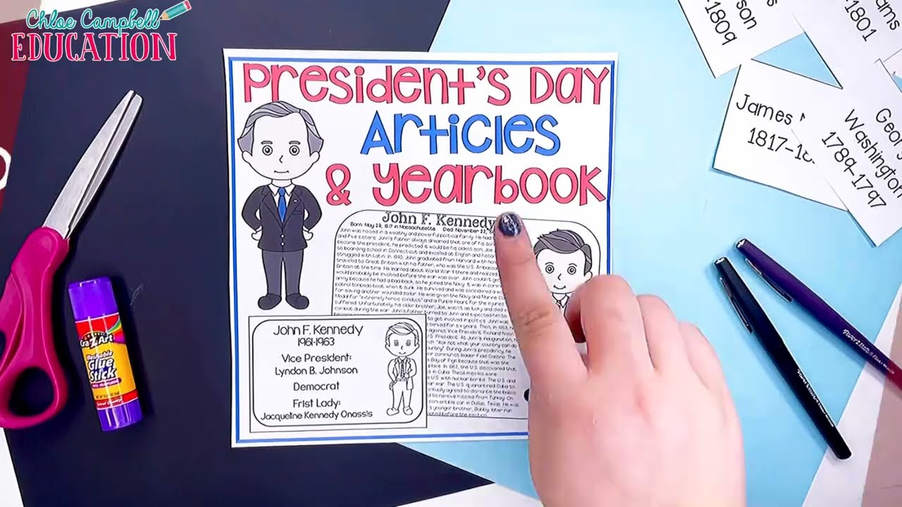 Presidents Day Activities Bundle | Informational Text & Bulletin Board