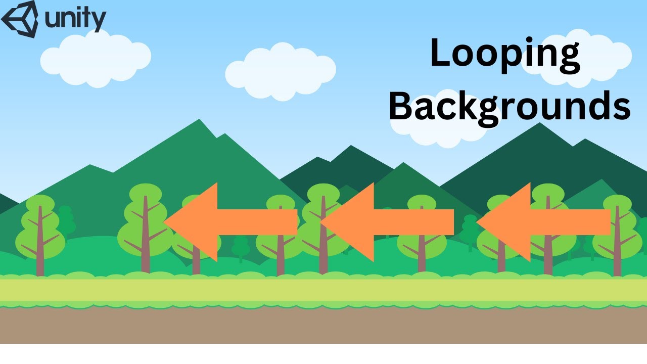 How to Make Looping Backgrounds [Unity2D Tutorial]#unity #development #3d #script #2d