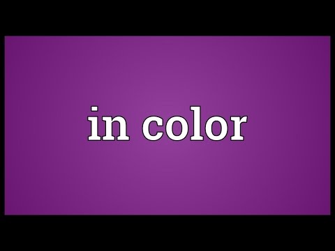 In color Meaning