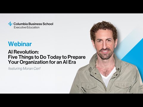AI Revolution: Five Things to Do Today to Prepare Your Organization for an AI Era