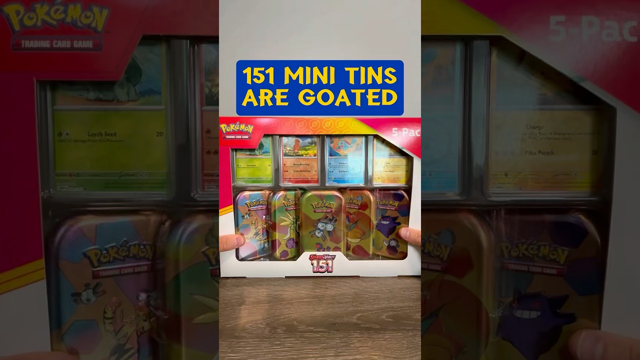 151 mini tins go insane #pokemon #pokemontcg #pokemoncommunity #pokemon151