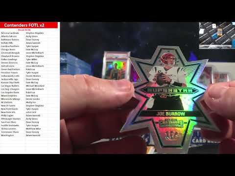 BREAK #8786 Contenders FOTL 2 Box