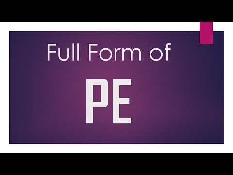 Full form of PE-Medical Terminology-Medical Terms