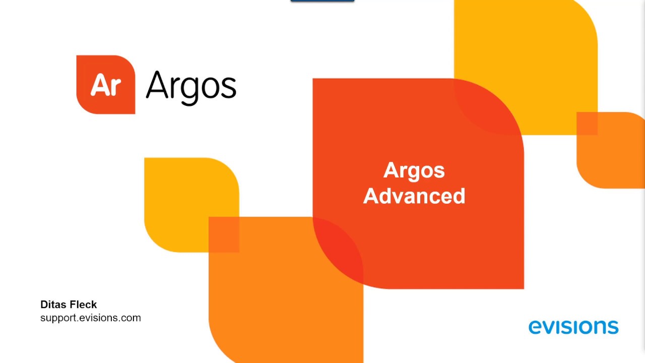 Argos 6.3 Advanced Training