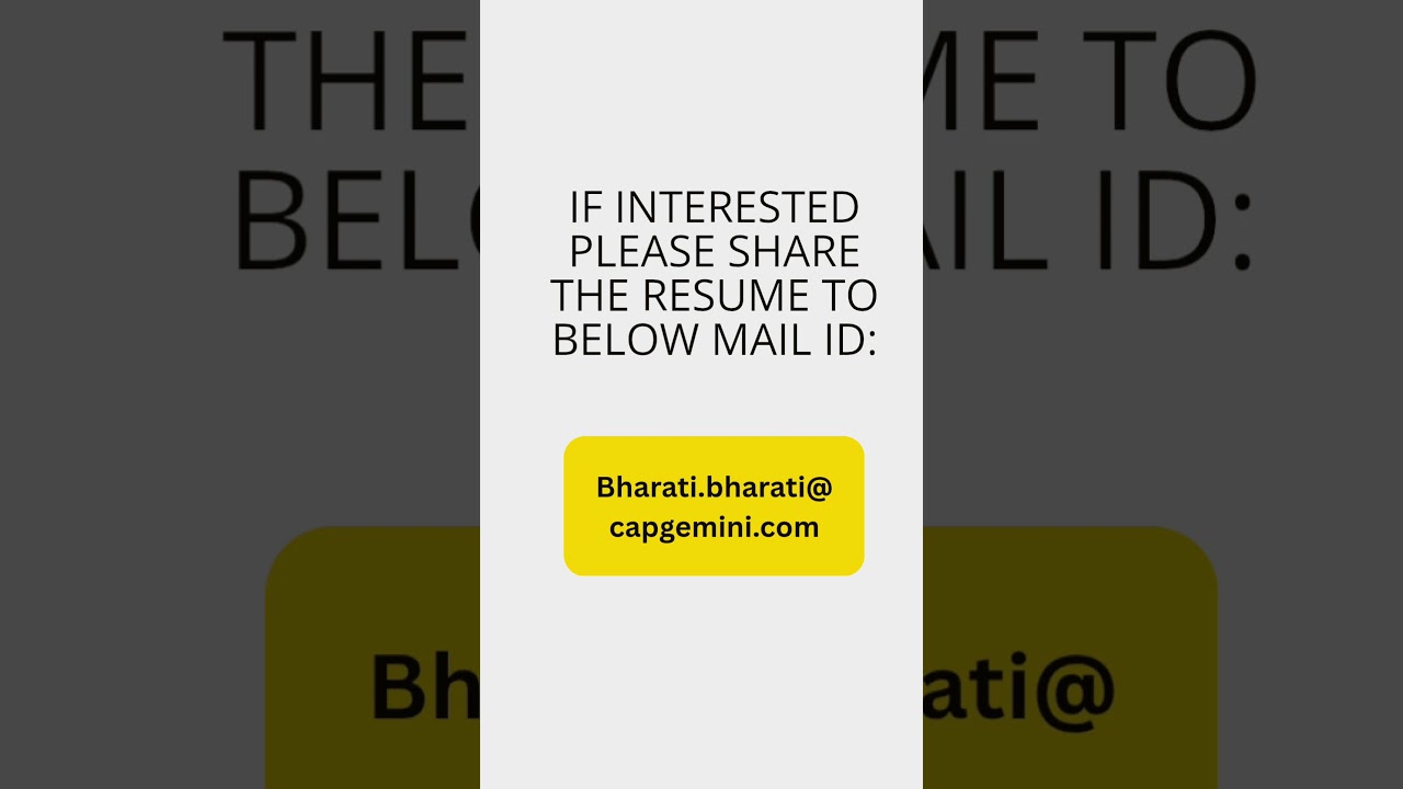 Capgemini Hiring Java Developer!! #hiringnow #graduates #experienced #java #development #mustwatch