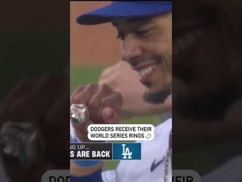 LA Dodgers Get Their World Series Rings 💍